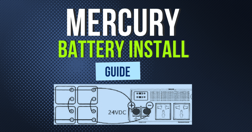Mercury Deep Cycle Battery Installation Guide